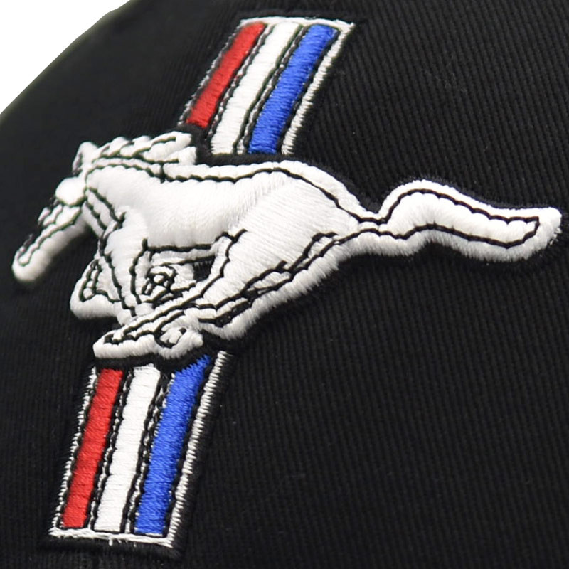 Šiltovka Ford Mustang Tri bar logo Black